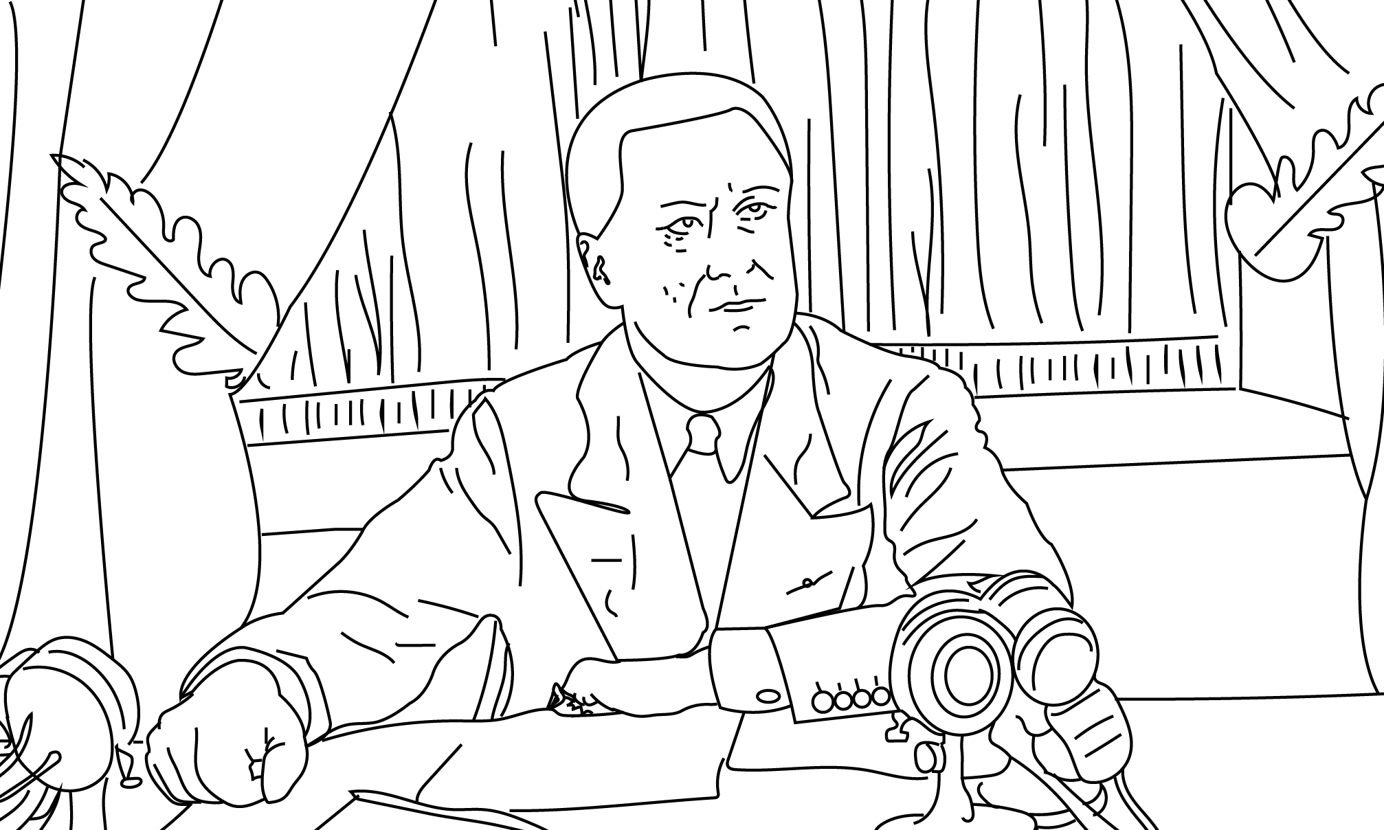 Network Coloring Pages - Roosevelt Institute